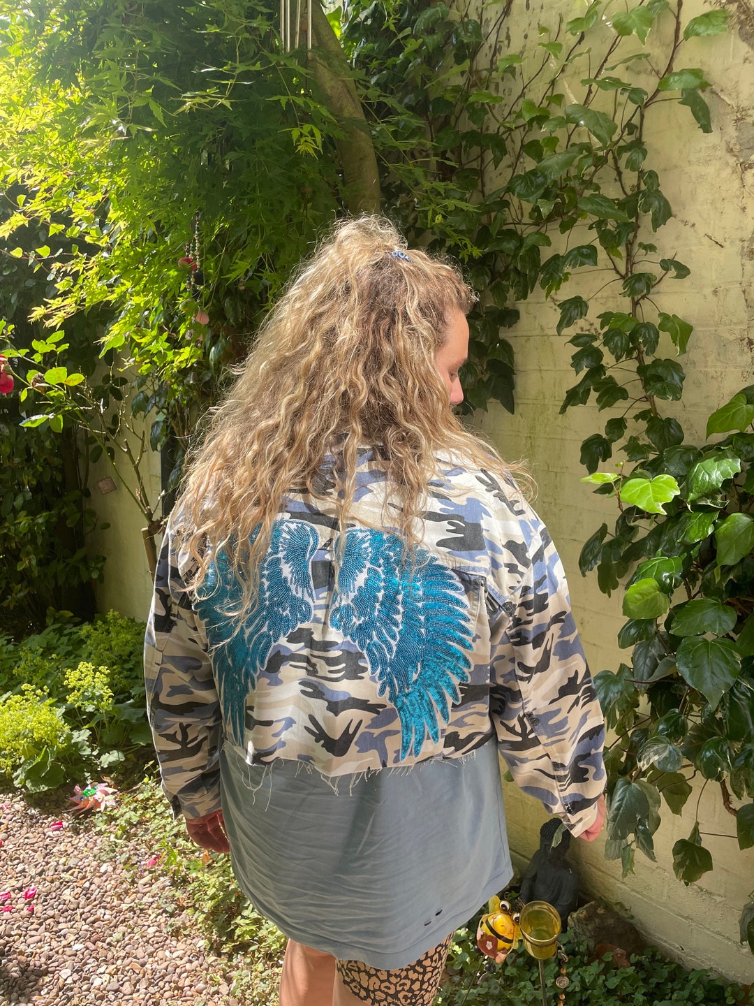 Mary Camo Jacket | Upcycled Camo Jacket | Army Jacket | Upcycled Jacket ...
