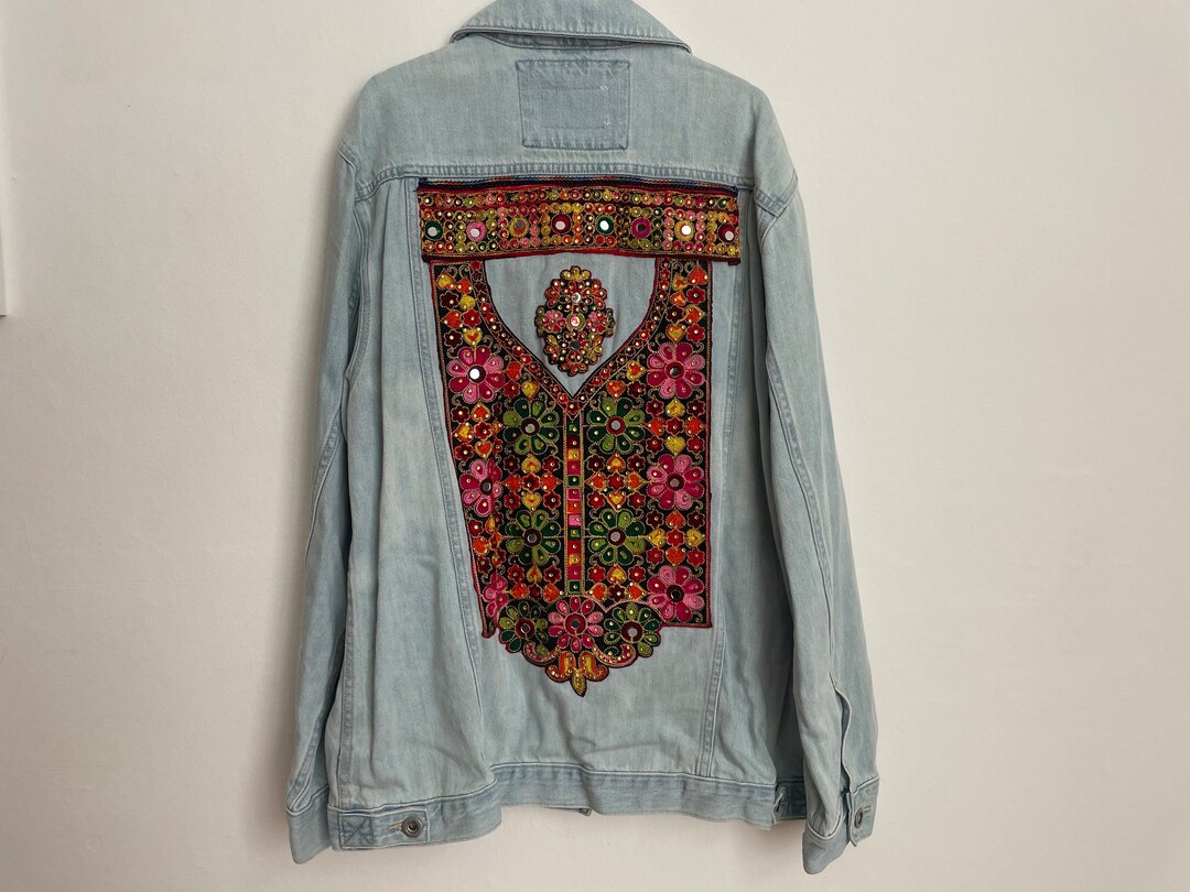 Indie Esme Denim Jacket Customised Denim Jacket - Etsy