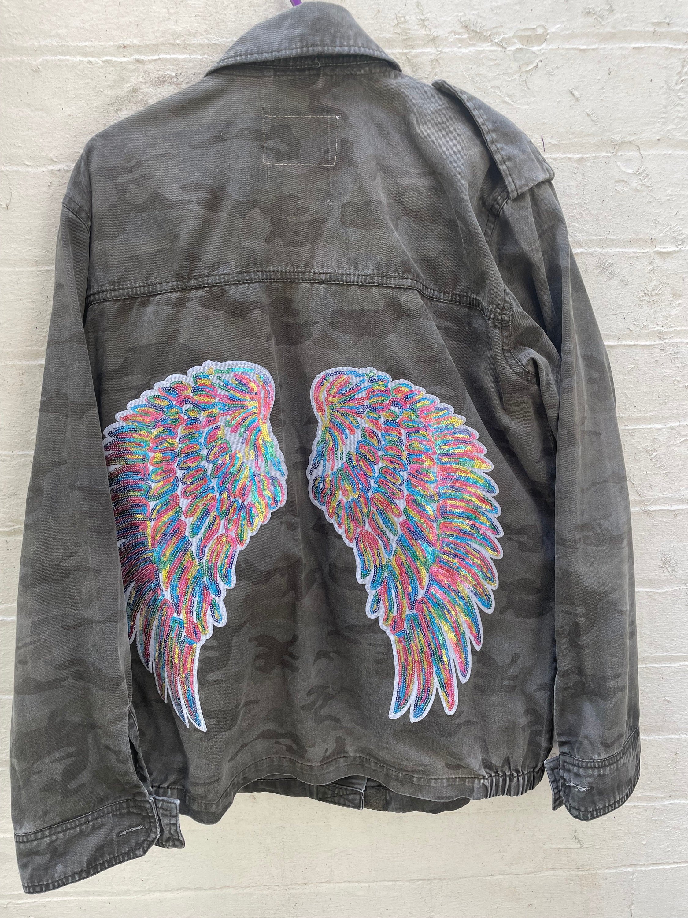 Mary Camo Jacket | Upcycled Camo Jacket | Army Jacket | Upcycled Jacket ...