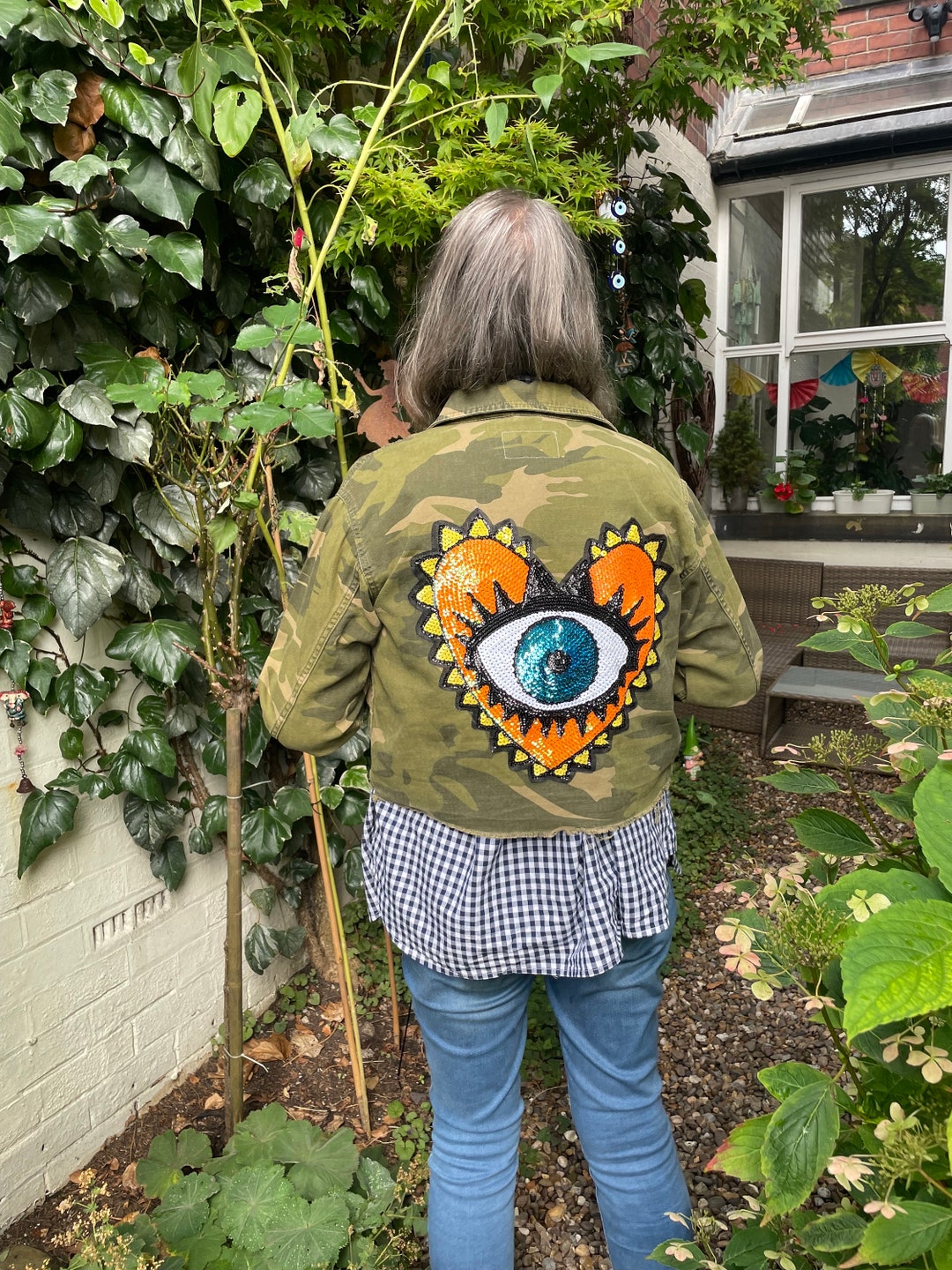 Mary Camo Jacket Upcycled Camo Jacket Army Jacket Upcycled Jacket ...