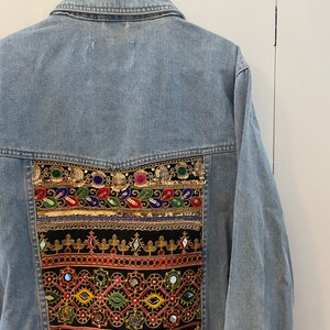 Indie Esme Denim Jacket Customised Denim Jacket Embroidered Jacket ...