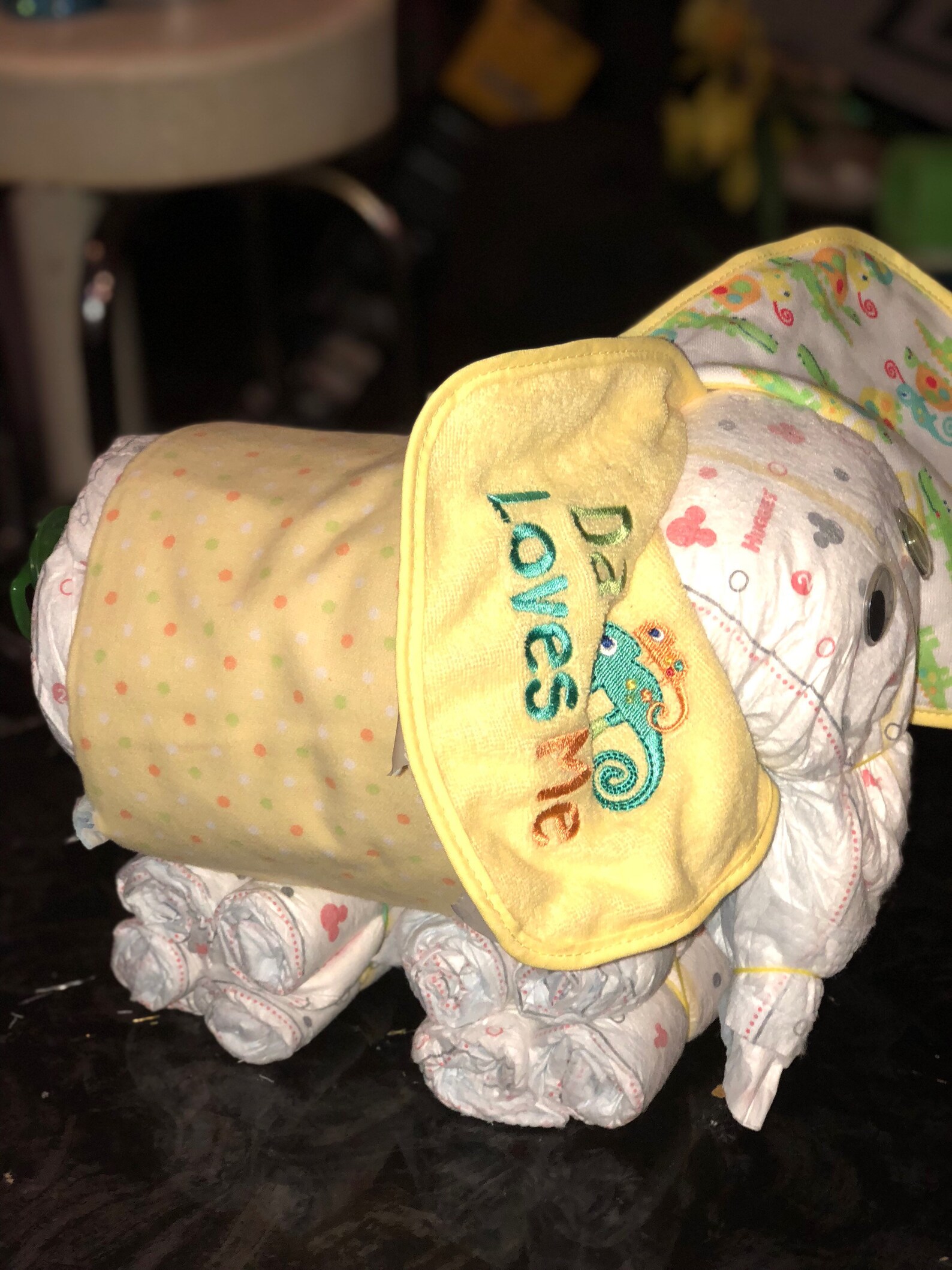 Elephant Diaper Cake Diapers Pampers Pamper Cake Baby | Etsy