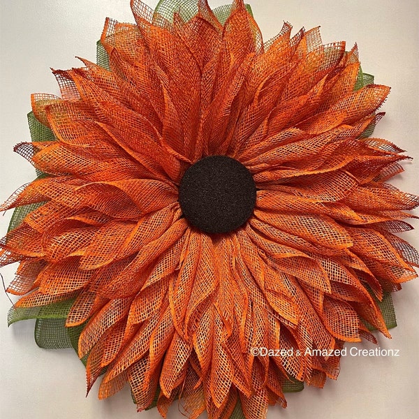 Large Burlap Flower - Etsy