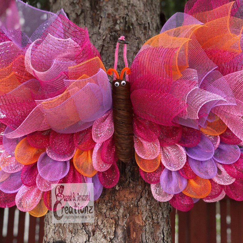 Butterfly Wreath - Etsy