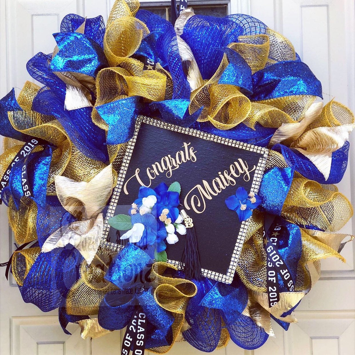 Graduation wreath custom wreath made to order wreath | Etsy