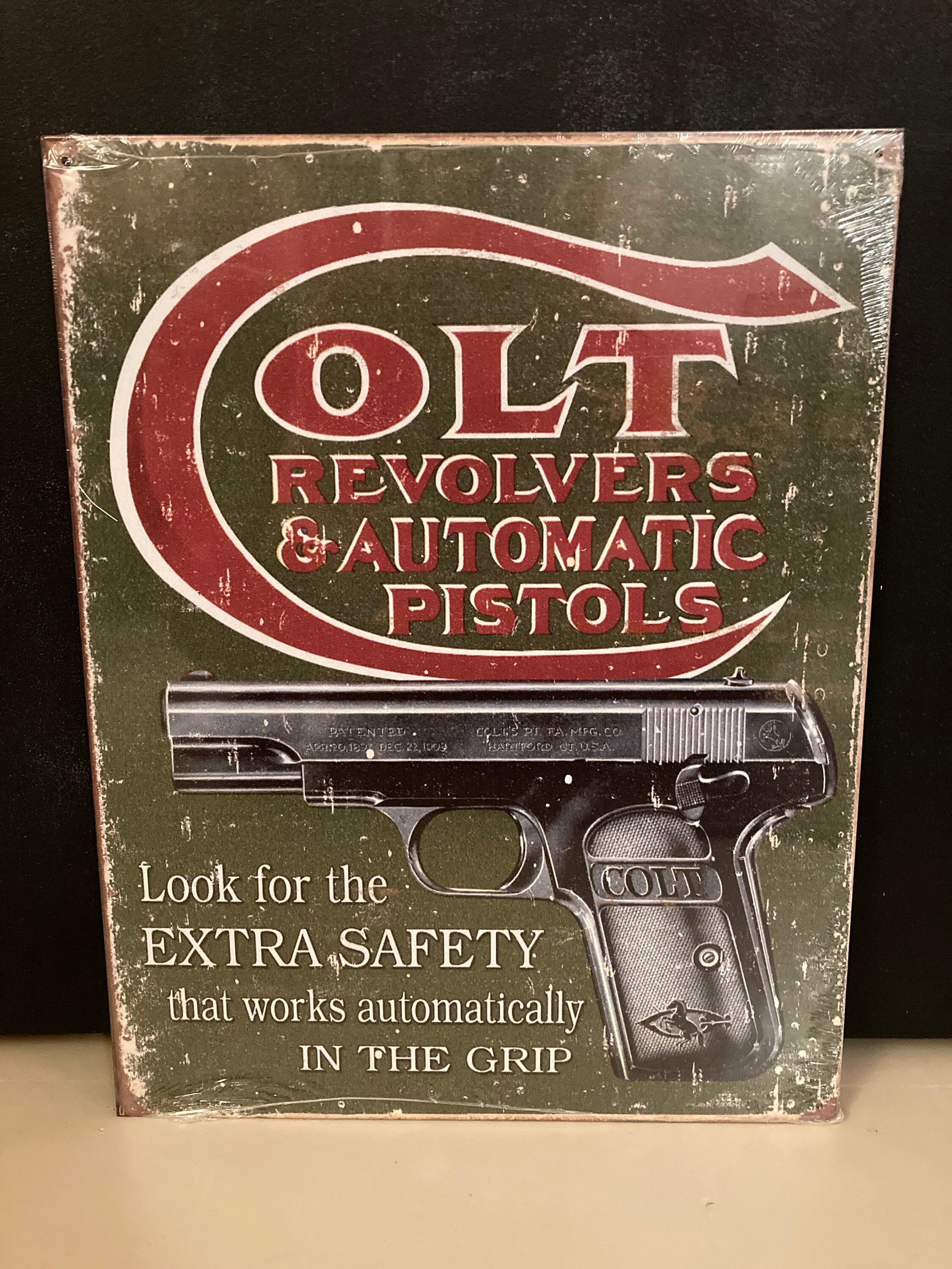 Art & Collectibles Advertisements Colt Vintage Reproduction Metal Sign ...