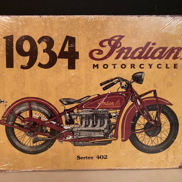 Metal Indian Motorcycle Signs - Etsy