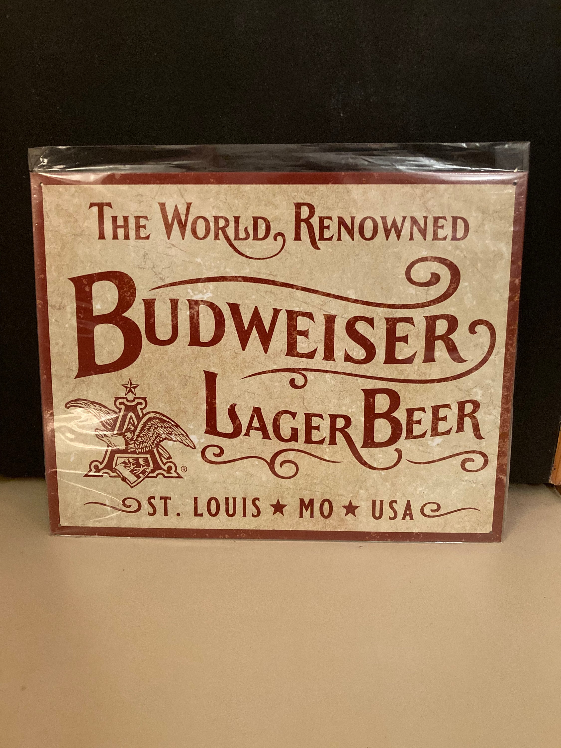 Budweiser Lager Beer Vintage Reproduction Metal Signs - Etsy