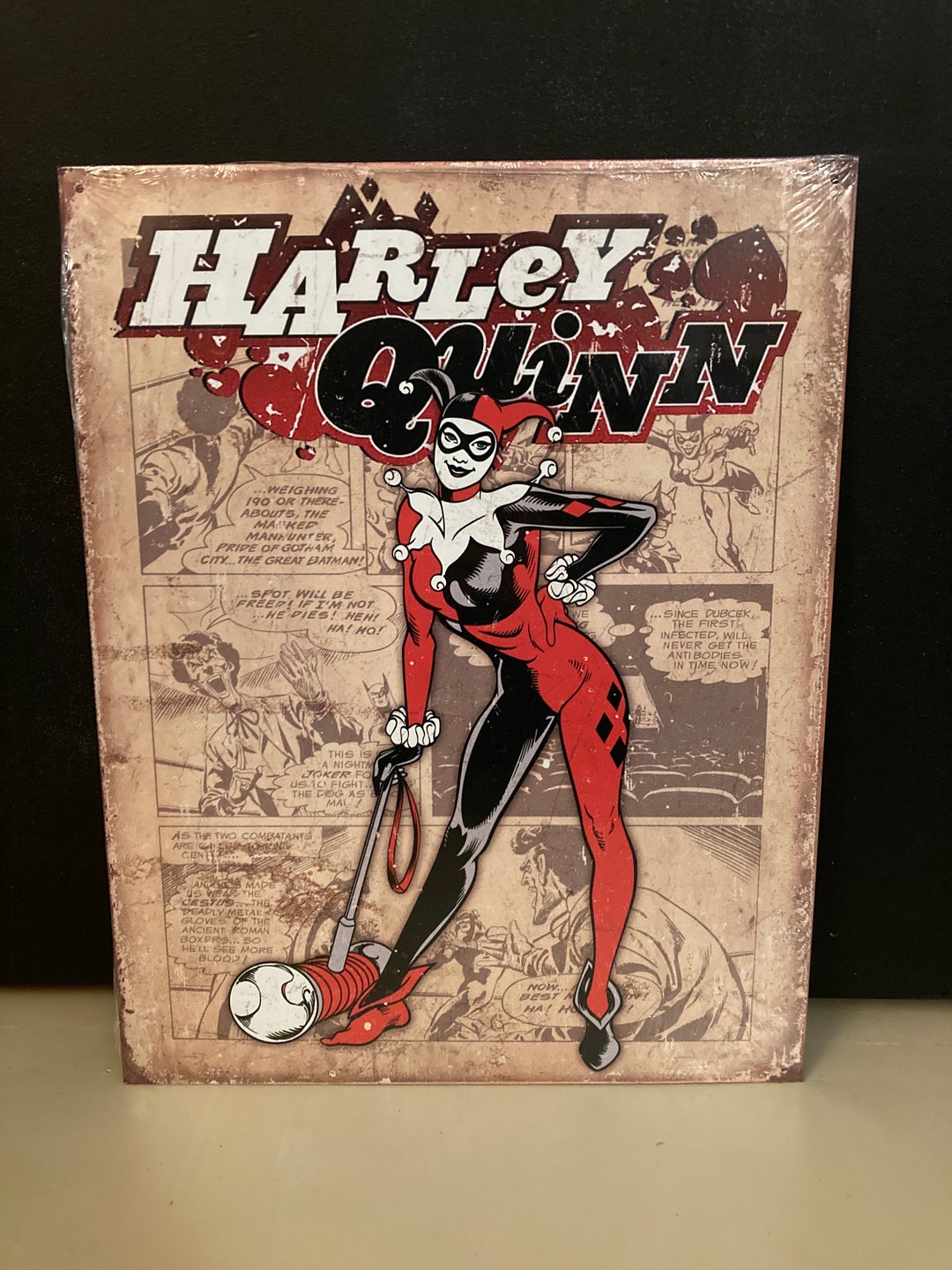 Harley Quinn Vintage Reproduction Metal Sign - Etsy