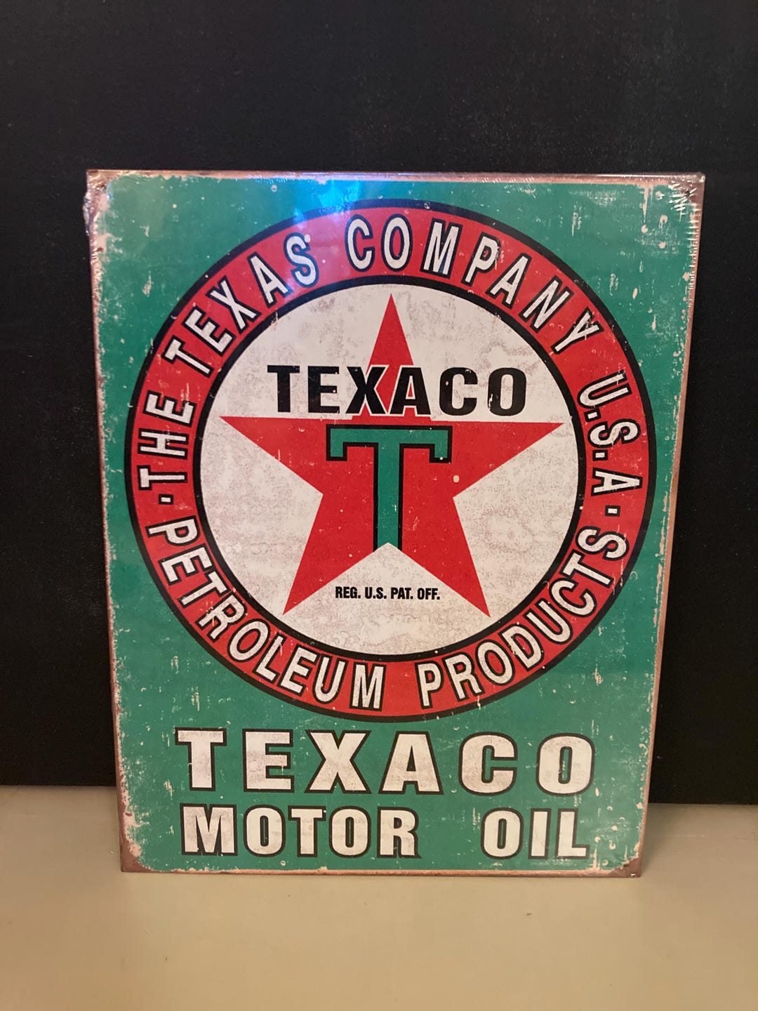 Texaco Vintage Reproduction Metal Sign - Etsy