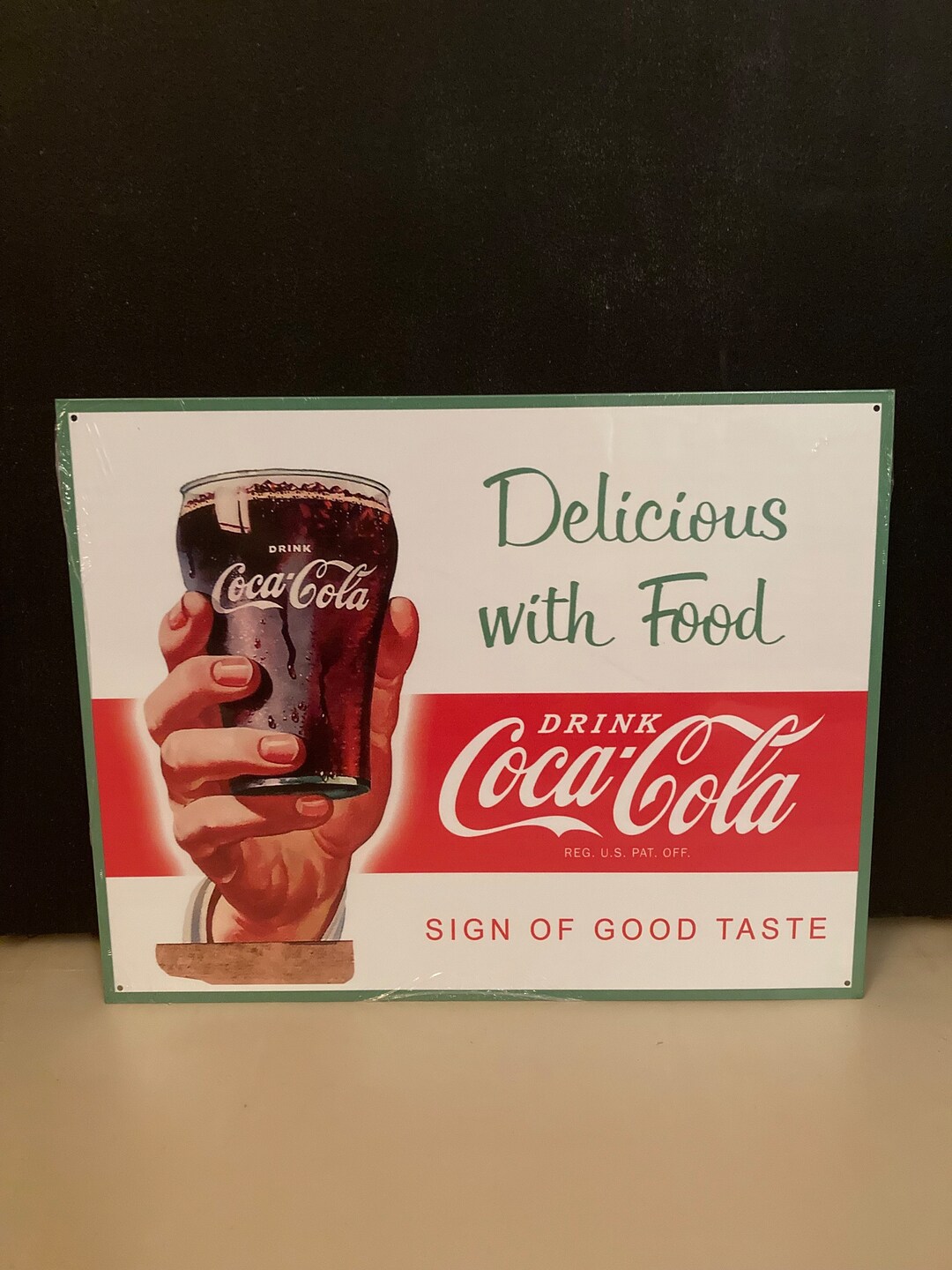 Coca Cola Vintage Reproduction Metal Sign - Etsy