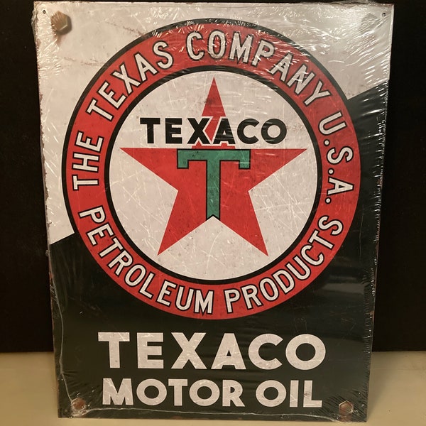 Vintage Texaco Sign - Etsy