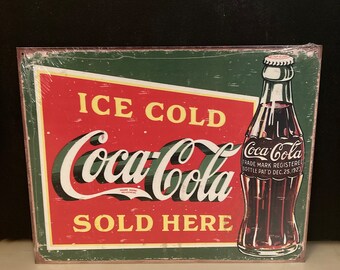 Coca Cola Play Refreshed Vintage Reproduction Metal Sign - Etsy