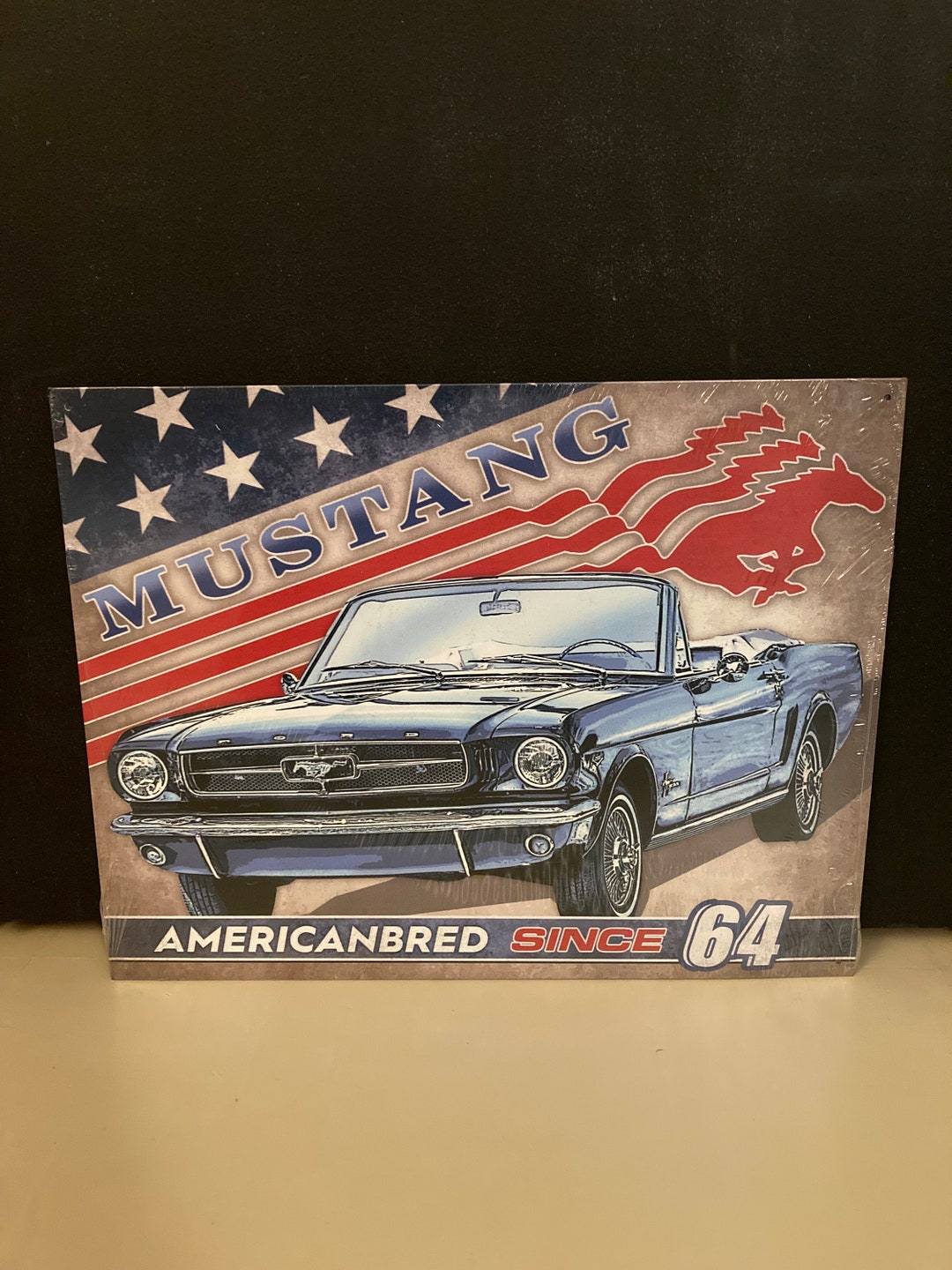 Ford Mustang Vintage Reproduction Metal Signs - Etsy