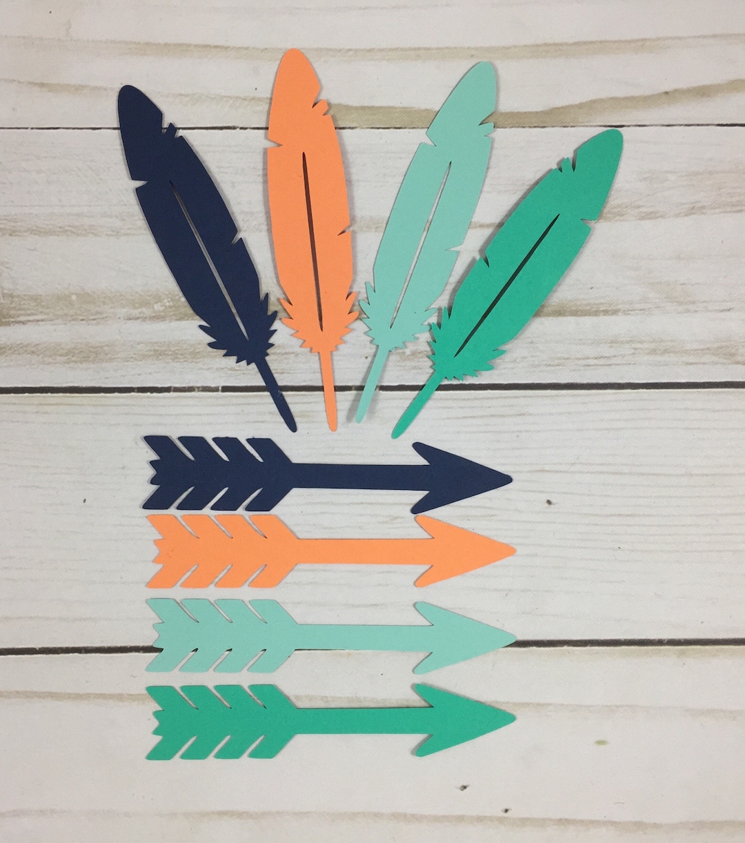 Arrow Confetti, Feather Confetti, Party Decor, Table Decor, Boho Chic ...