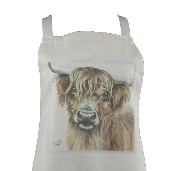 Cow Print Apron - Etsy