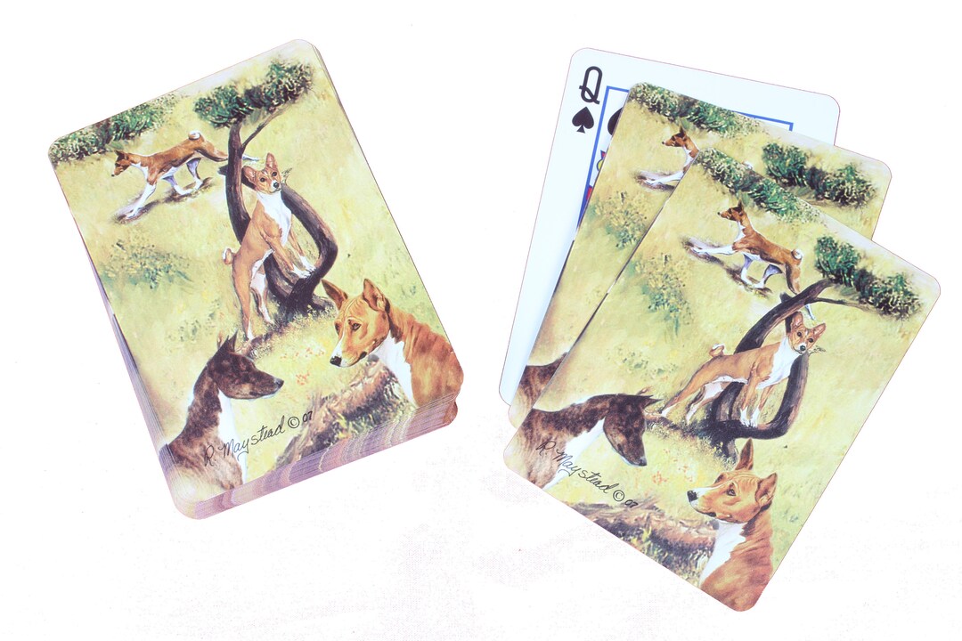Basenji Breed of Dog Pack of Playing Cards Game Design by the Well ...