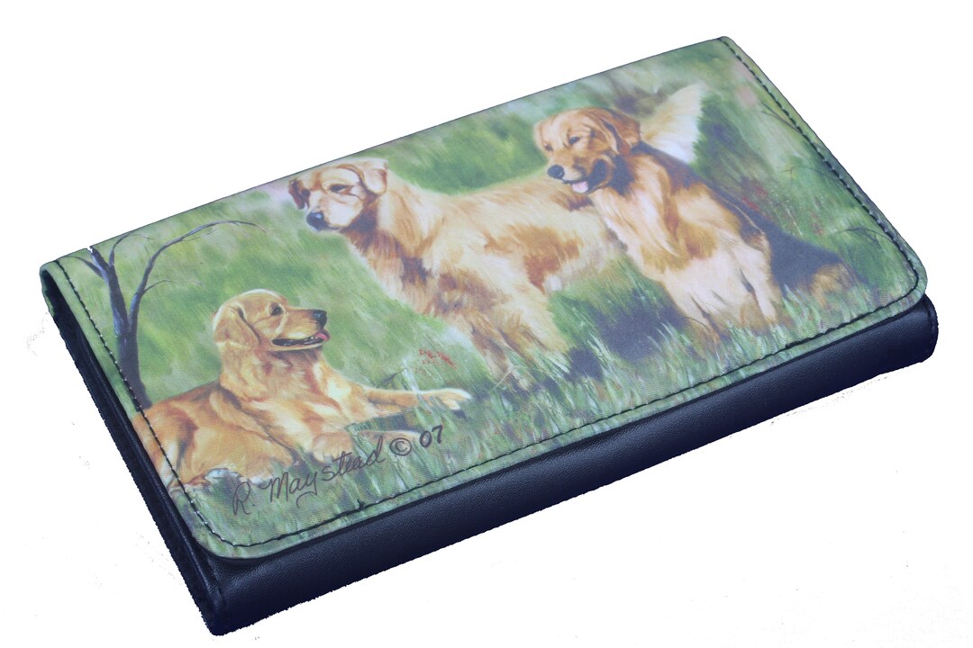 Golden Retriever Breed of Dog Themed Ladies Wallet Design by the Well ...