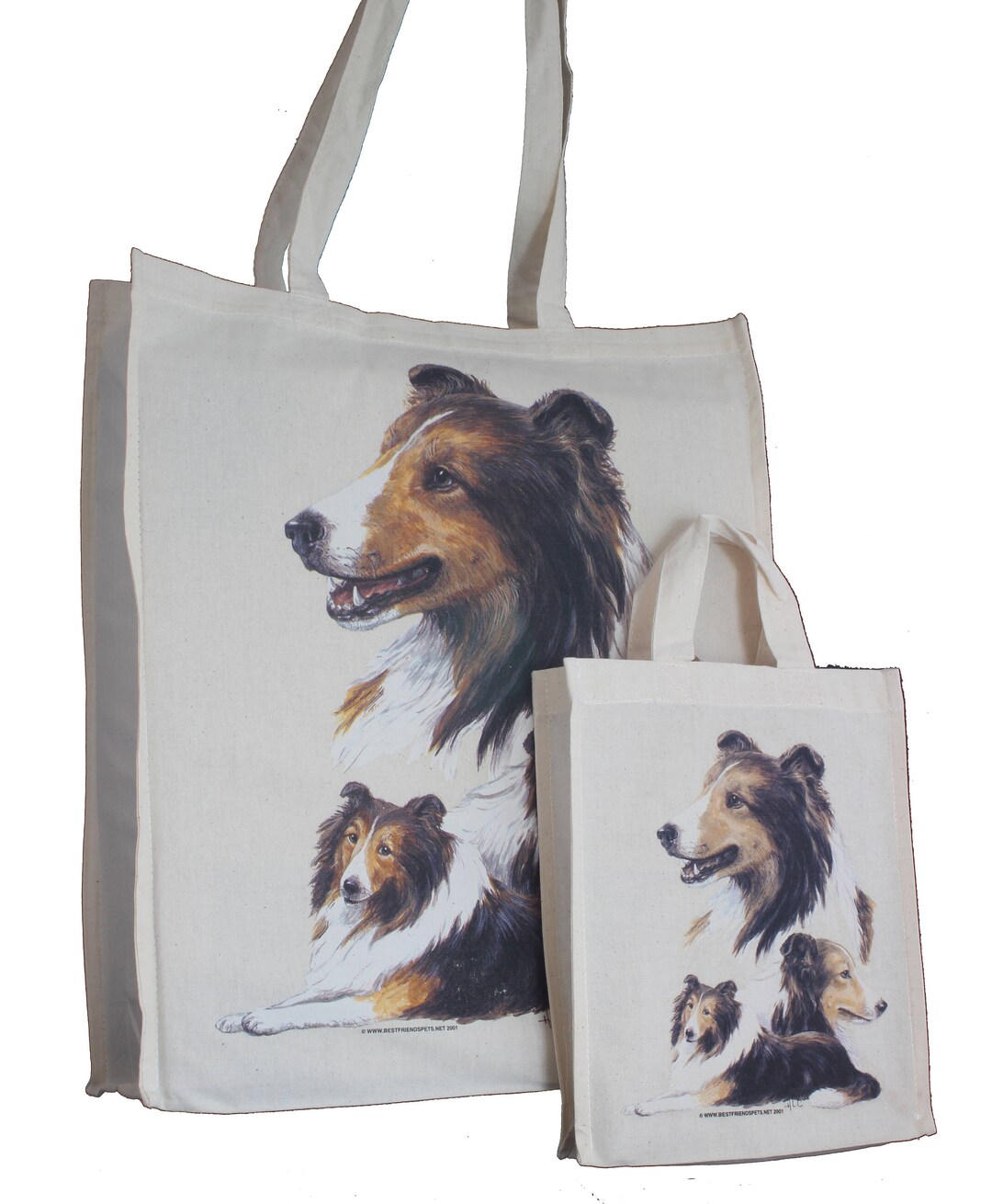 Shetland Sheepdog Sheltie Breed of Dog Adult and Child Matching Cotton ...