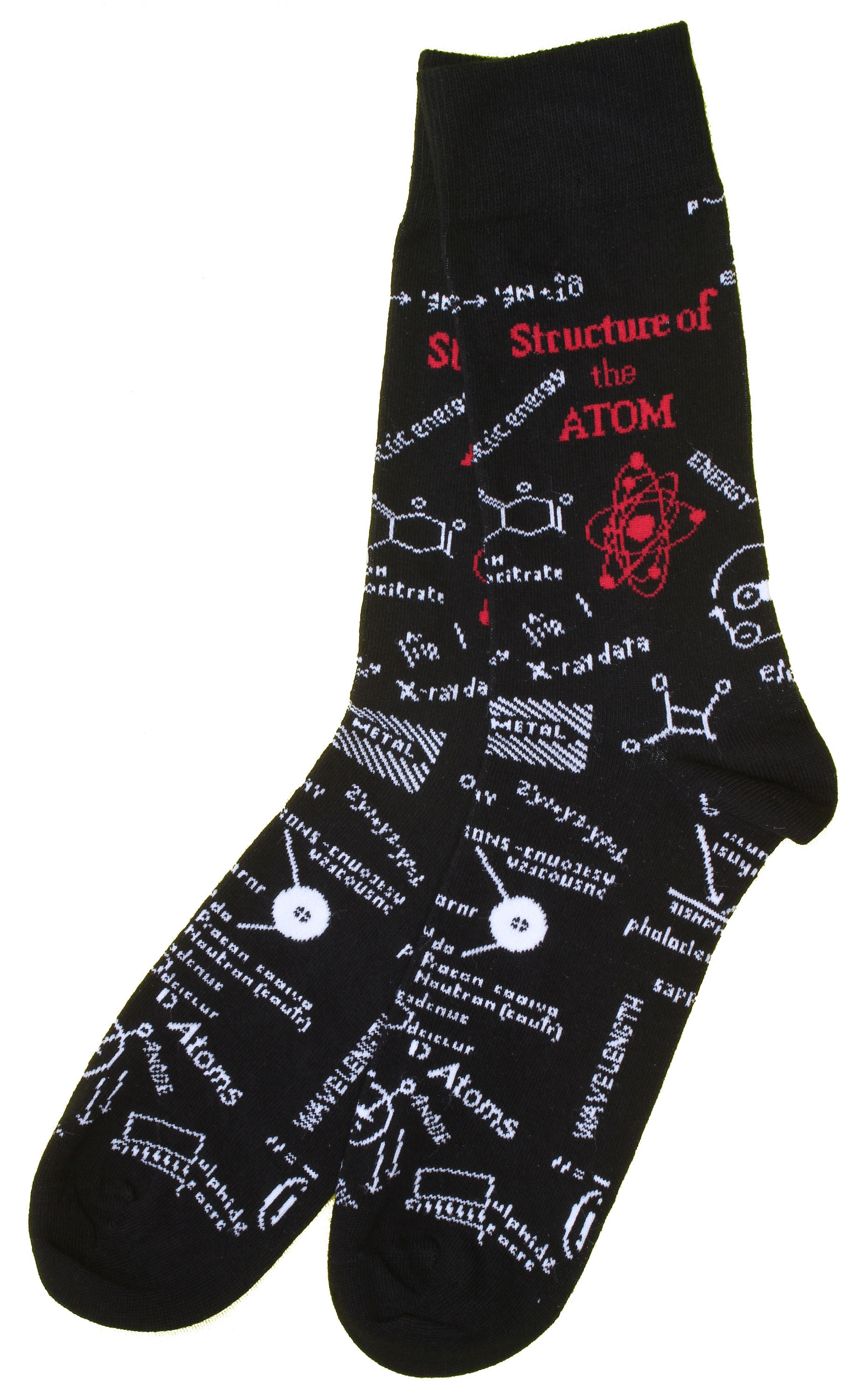 Quality Socks Structure of Atom Chemical Elements Science Protons ...