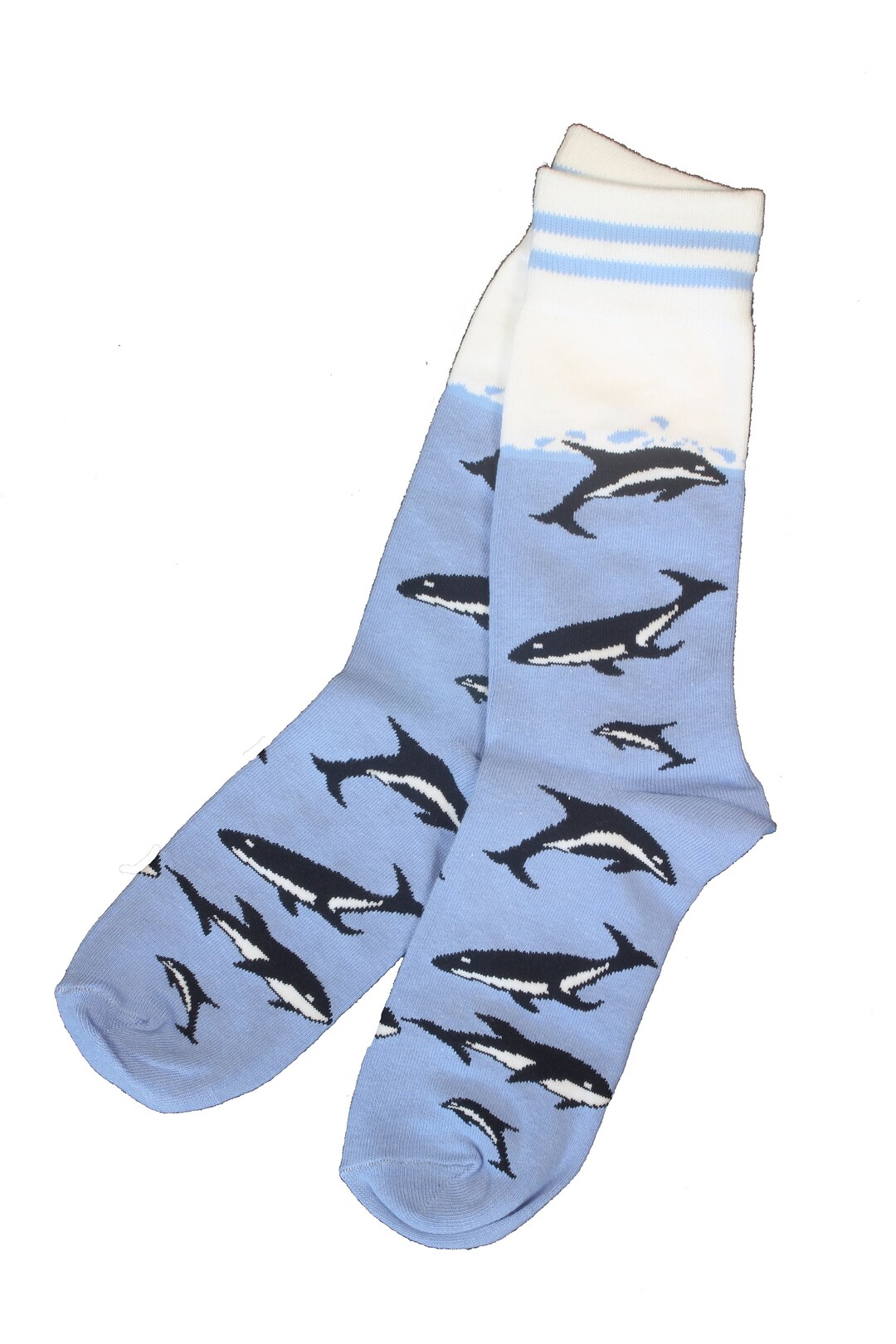 Quality Socks Orca Killer Whale Marine Themed Mid Calf Socks Design ...