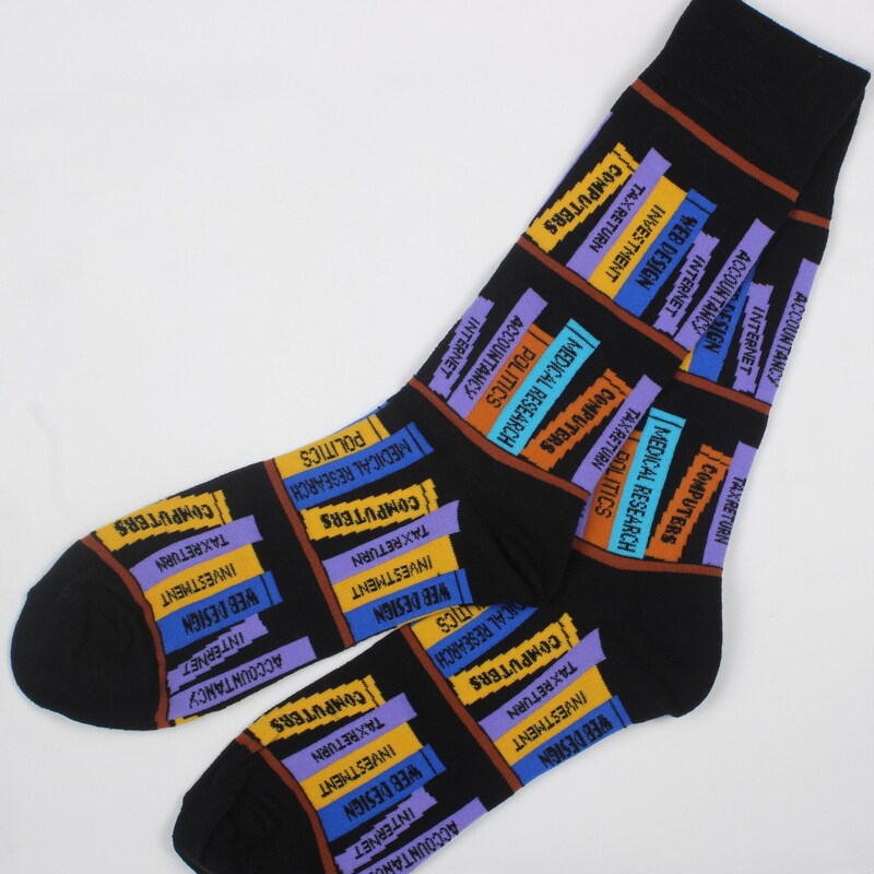 Bookish Socks - Etsy