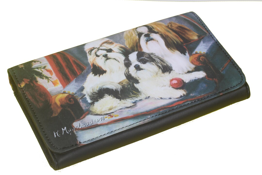 Shih Tzu Breed of Dog Themed Ladies Wallet Design by the Well - Etsy
