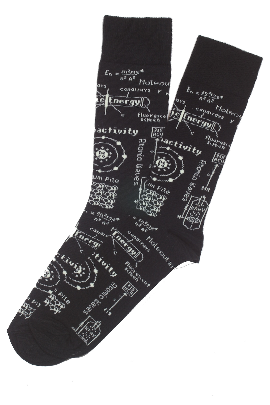 Quality Socks Nuclear Physics Science Scientist Formula Formulae Mid ...