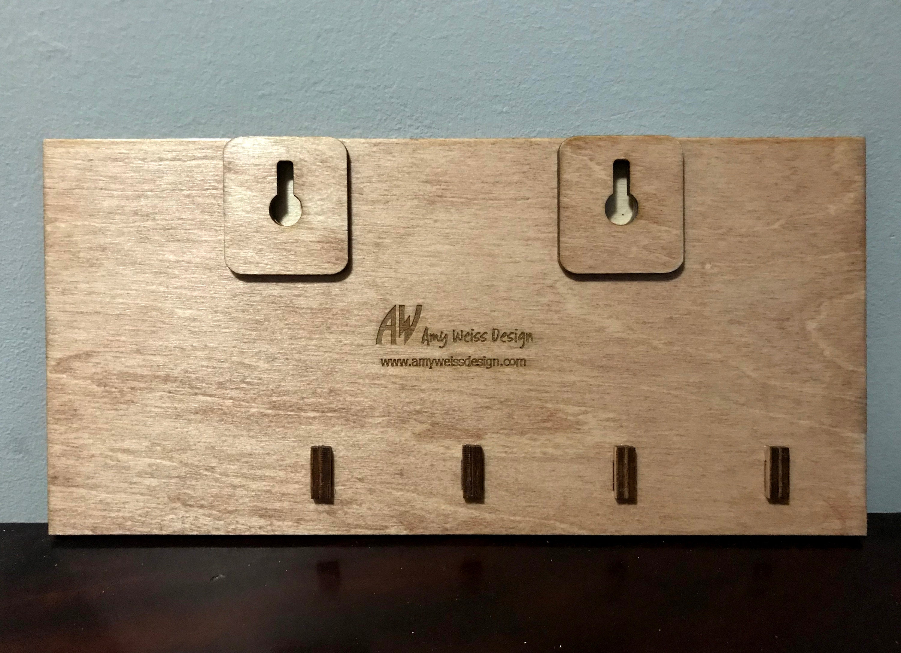 Welcome Sign Key Holder - Blue Laser Cut Pineapple - Etsy