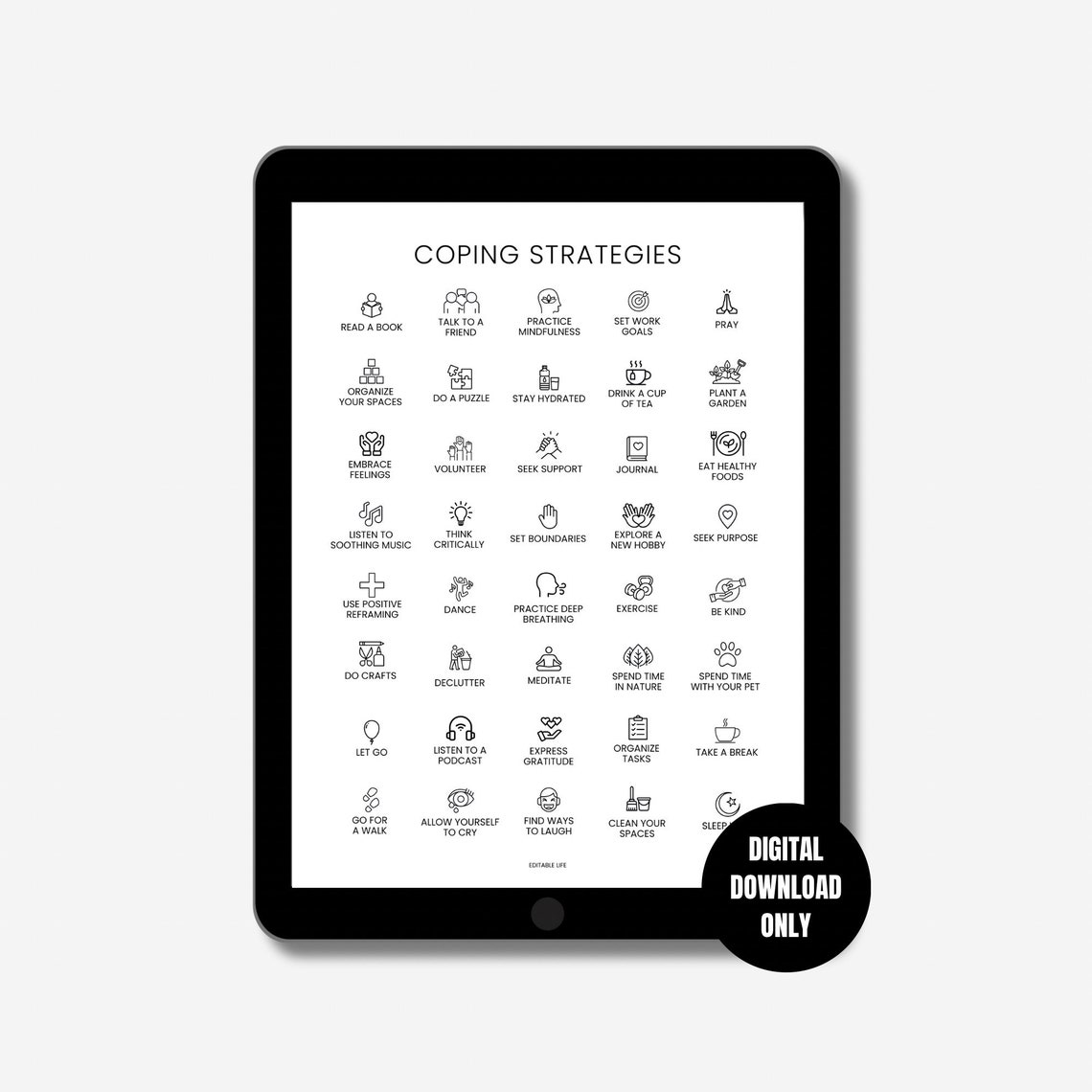 Coping Strategies Coping Skills Coping Mechanisms Mental Health Therapy ...