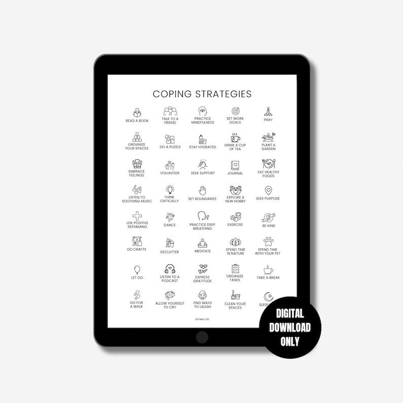 Coping Strategies Coping Skills Coping Mechanisms Mental Health Therapy ...