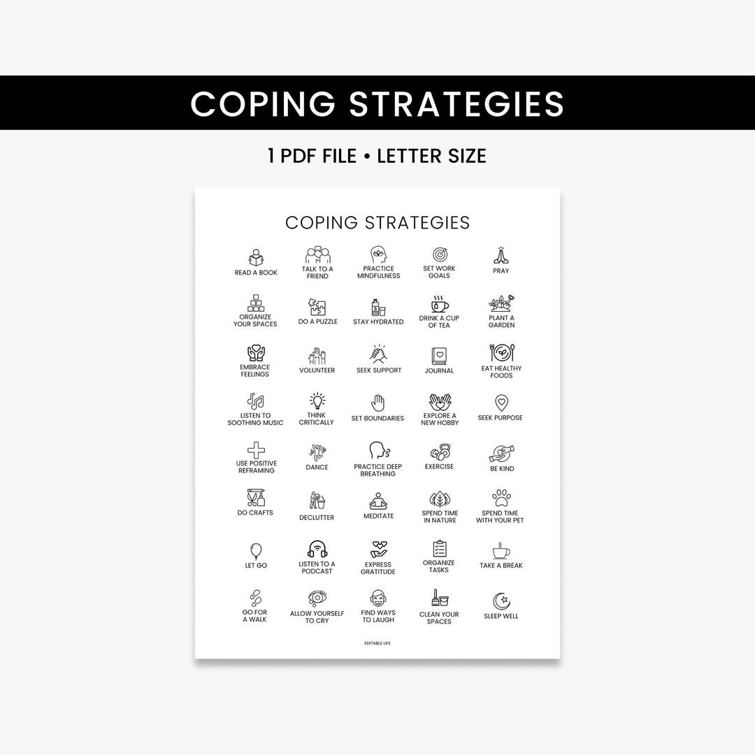 Coping Strategies • Coping Skills • Coping Mechanisms • Mental Health ...