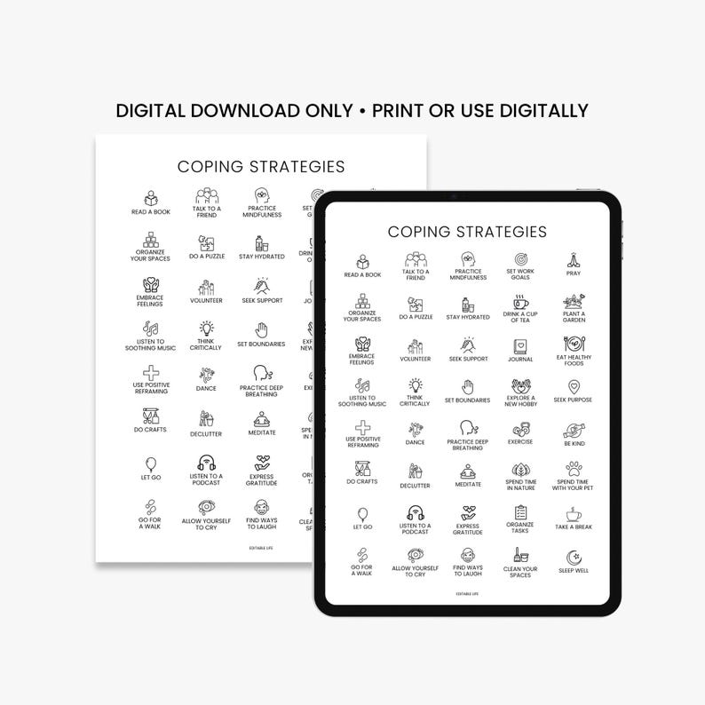 Coping Strategies • Coping Skills • Coping Mechanisms • Mental Health ...