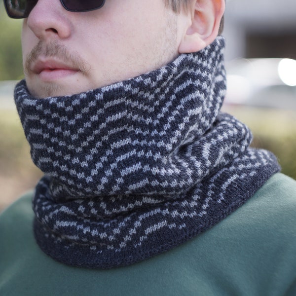 Mens Knit Infinity - Etsy