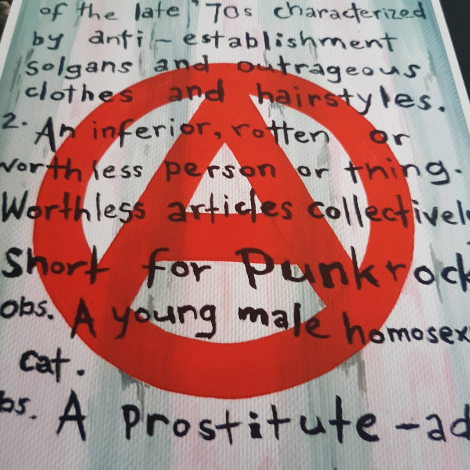 Punk, Definition Art Print - Etsy