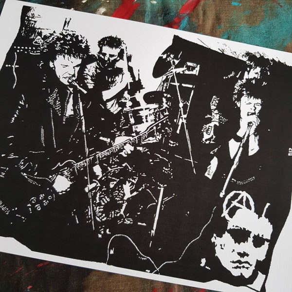 Discharge Print - Etsy