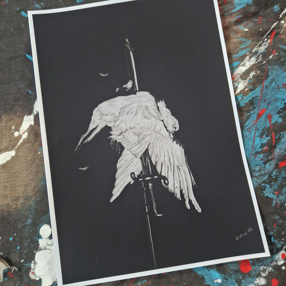 Never Again, Discharge - Art Print - Etsy