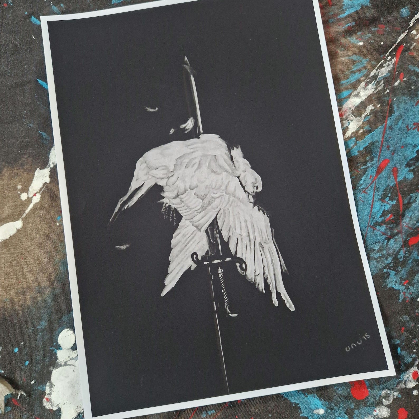 Never Again, Discharge - Art Print - Etsy