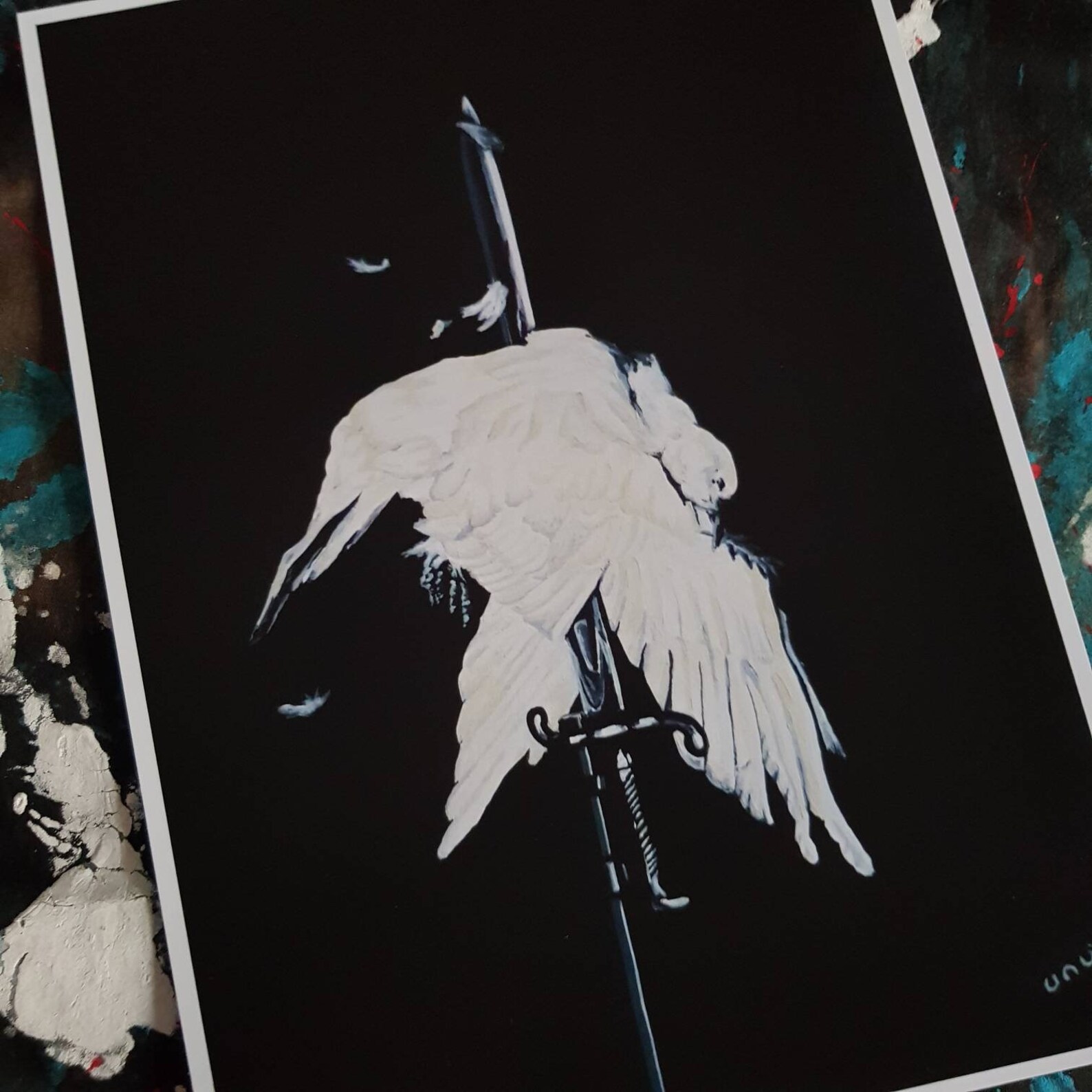 Never Again Discharge Art Print - Etsy