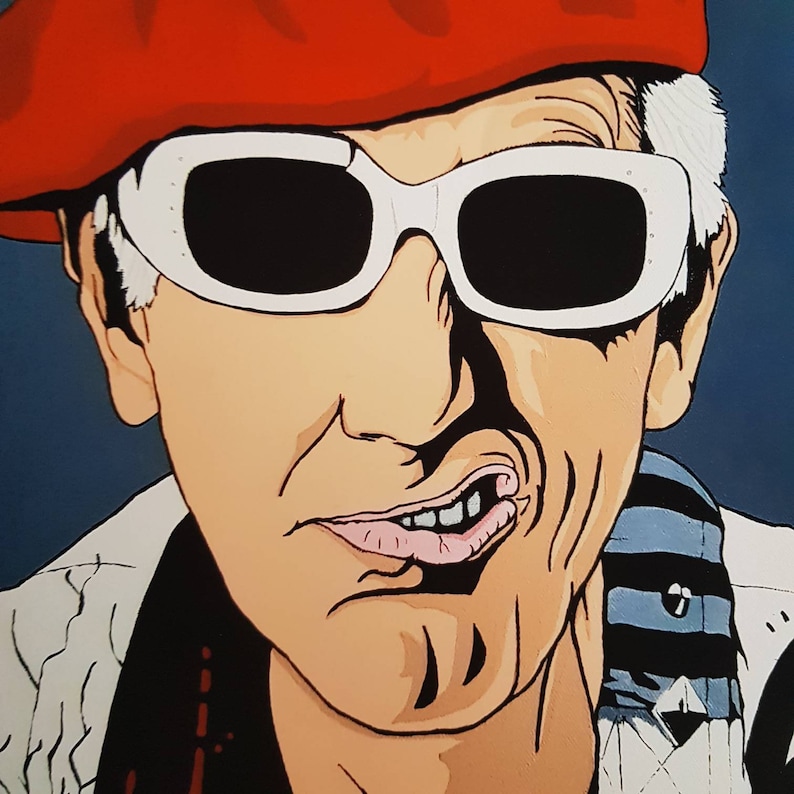 Captain Sensible - Art Print - Etsy