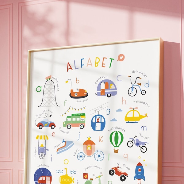 Transportation Alphabet - Etsy
