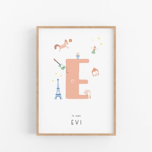 Letter E | Alphabet E Print | Personalized First Name Print | Cheeky ...