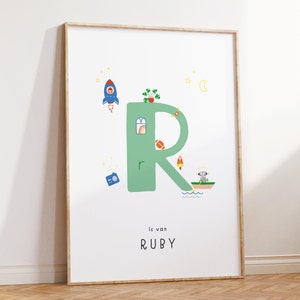 Letter R | Alphabet R Print | Personalized First Name Print | Cheeky ...