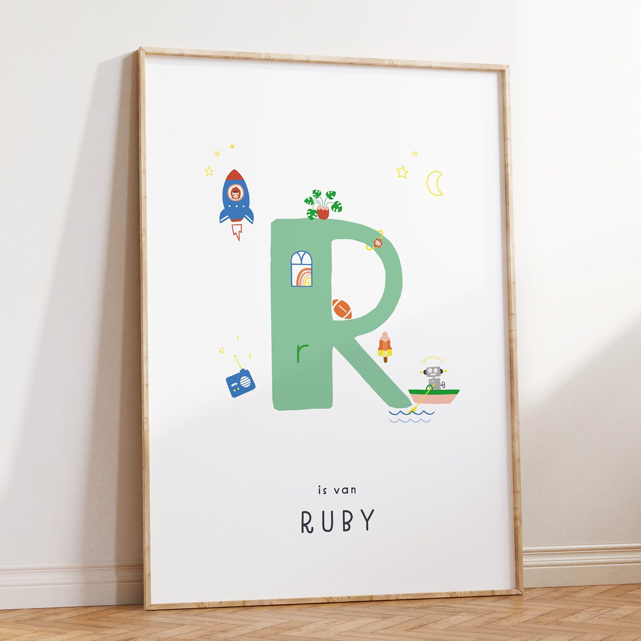 Letter R | Alphabet R Print | Personalized First Name Print | Cheeky ...