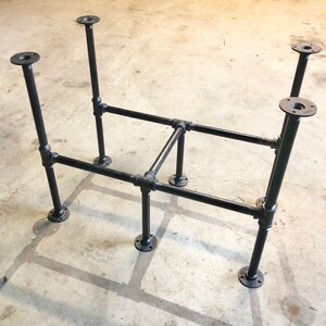 Industrial Pipe Table Base Kit, 3/4" X 54" Long X 24" Wide, Choose ...