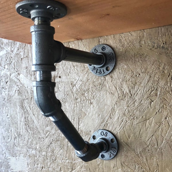 Black Pipe Shelf - Etsy