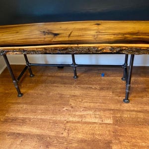 Industrial Pipe Table Base Kit for DESK- 30" Tall, Length Options -44 ...
