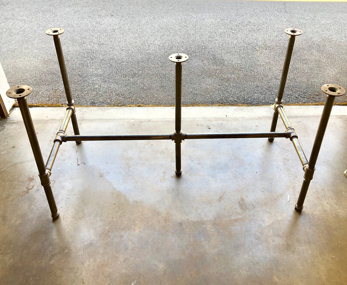 Black Pipe Table Base diy Kit 1 X 30 - Etsy