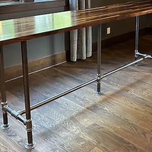 Original Authentic Industrial Pipe Table Base Kit - 1” Pipe X 92” Long ...