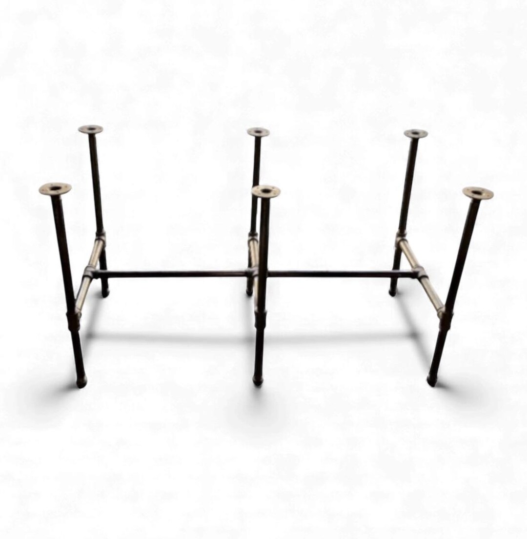 Industrial Pipe Table Base "diy" Kit, 1" Pipe X 30" Tall- Choose Width ...